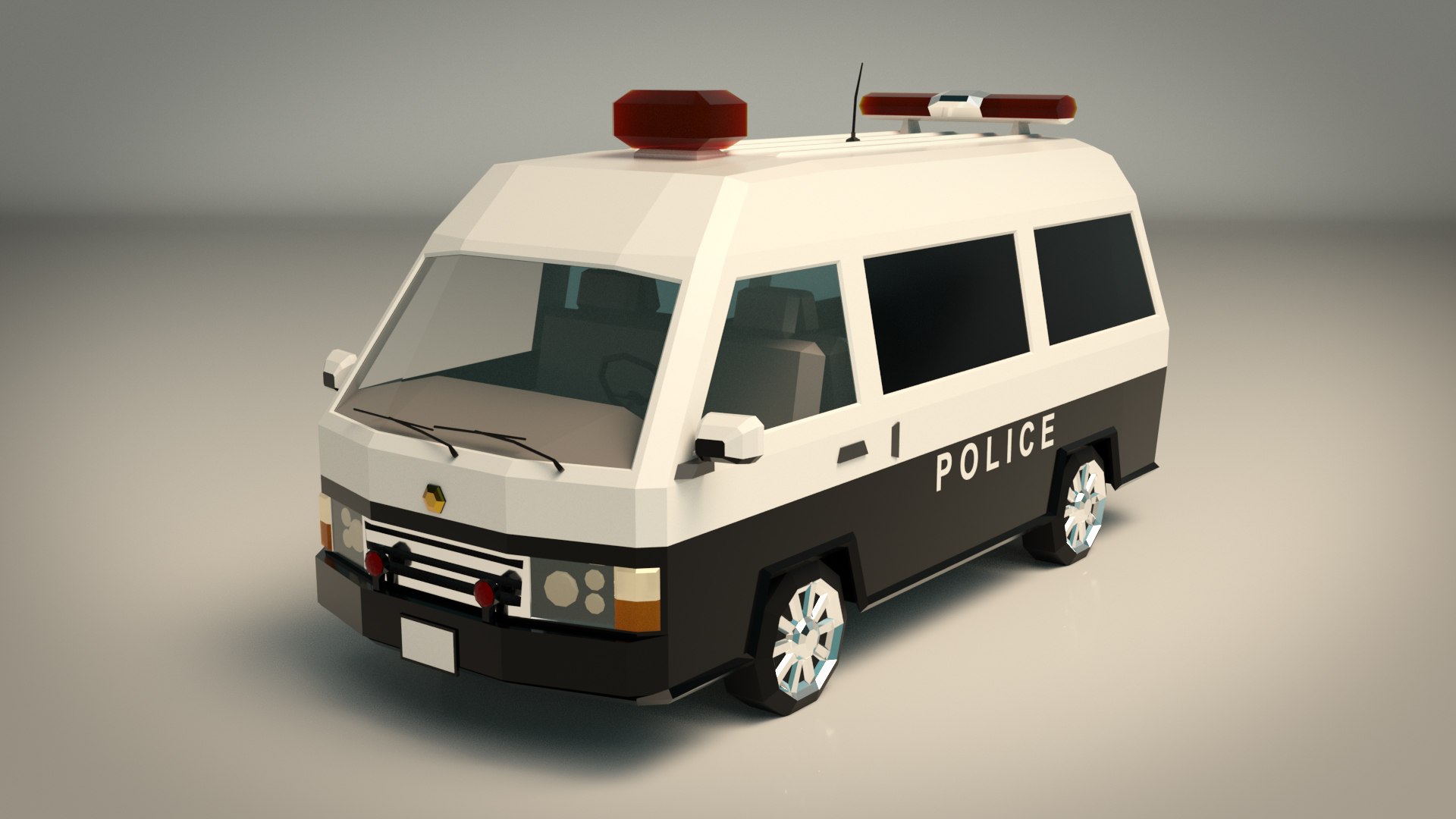 3D police van - TurboSquid 1545677