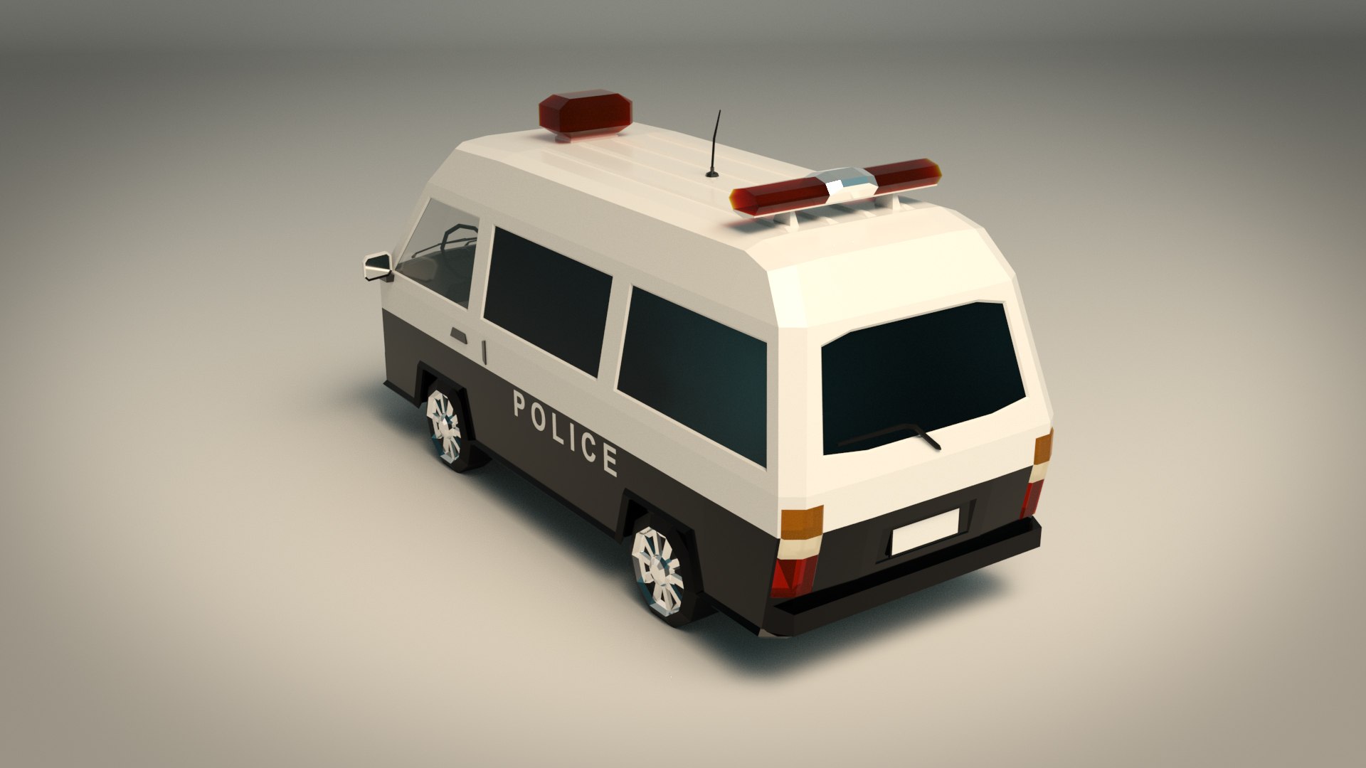 3D police van - TurboSquid 1545677