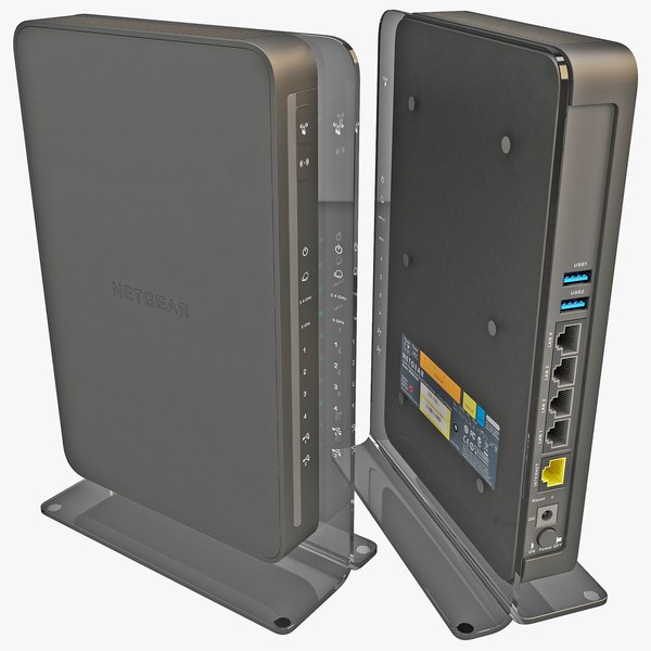 NETGEAR无线路由器N9003D模型 - TurboSquid 733384