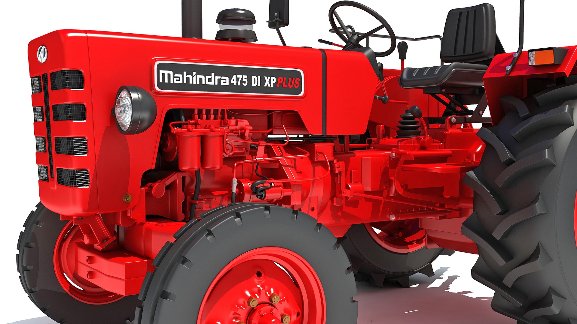 Mahindra Farm Tractor 3D Model - TurboSquid 2040741