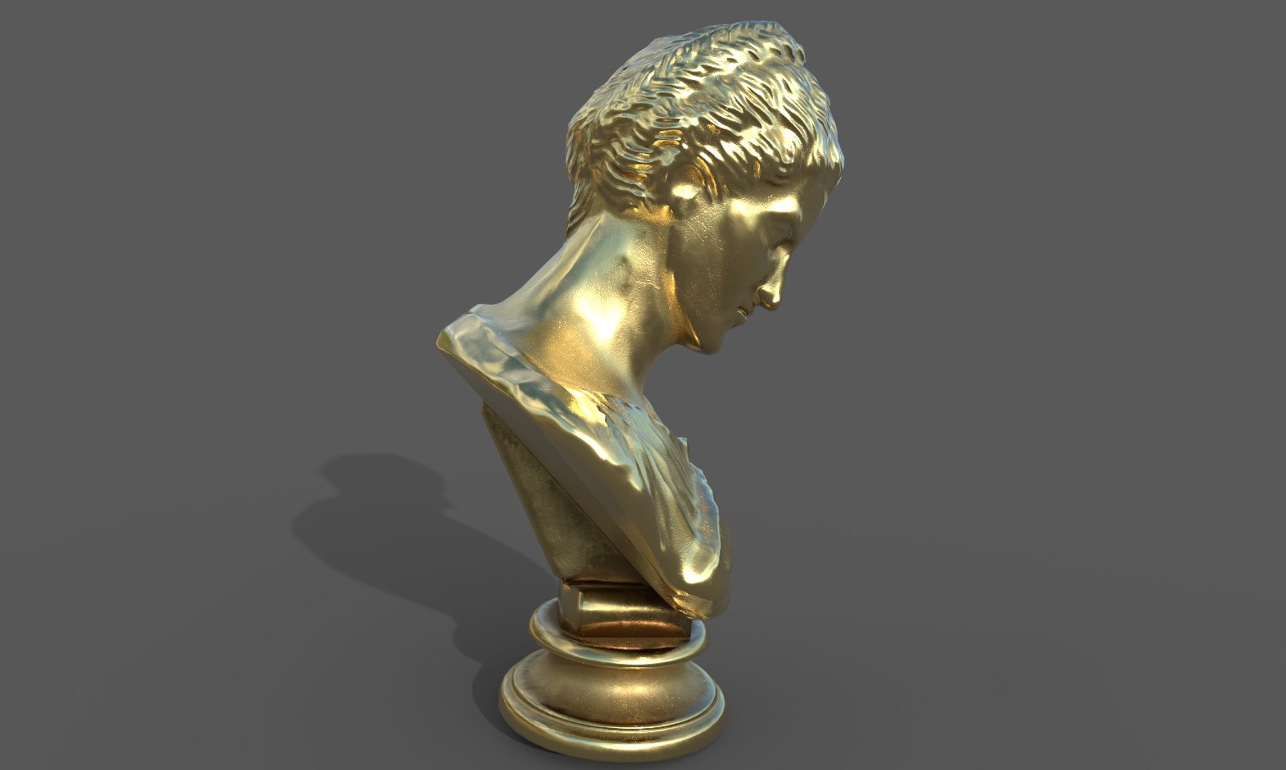 Bust Of Artemis 3D Model - TurboSquid 1823581