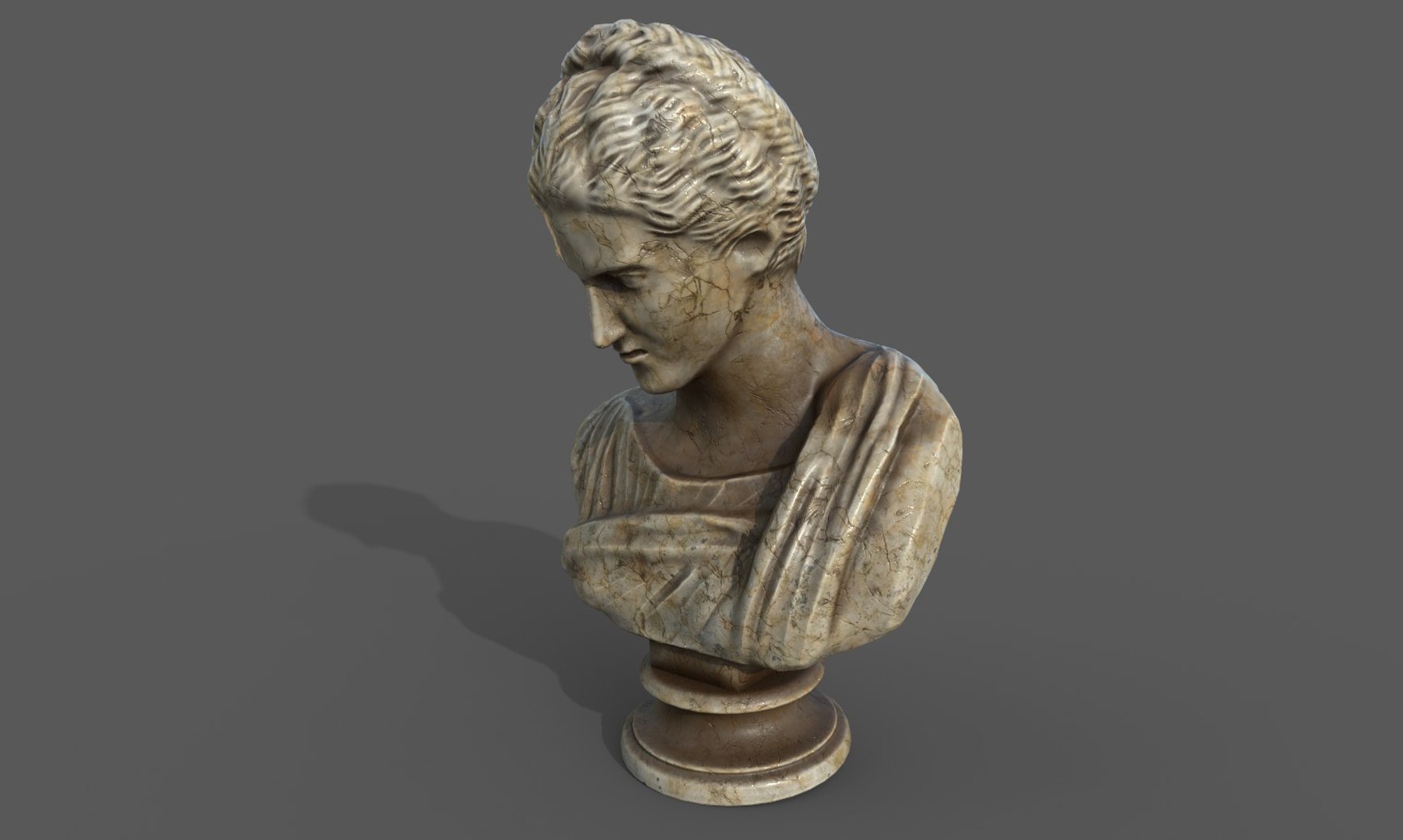 Bust Of Artemis 3D Model - TurboSquid 1823581