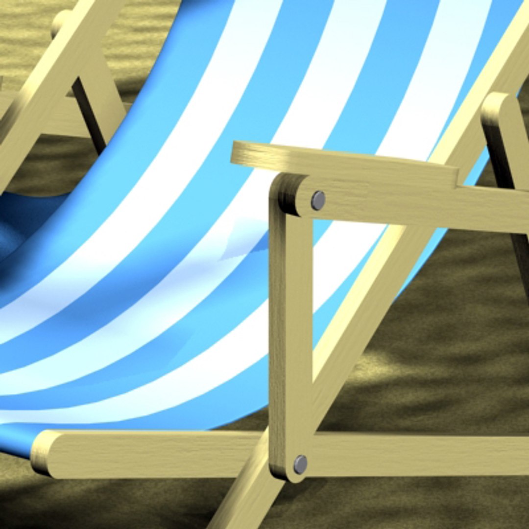 Beach Set 3d Model