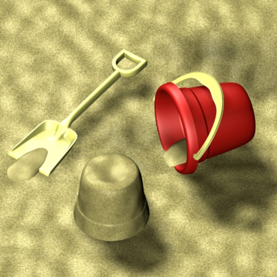 Beach Set 3d Model