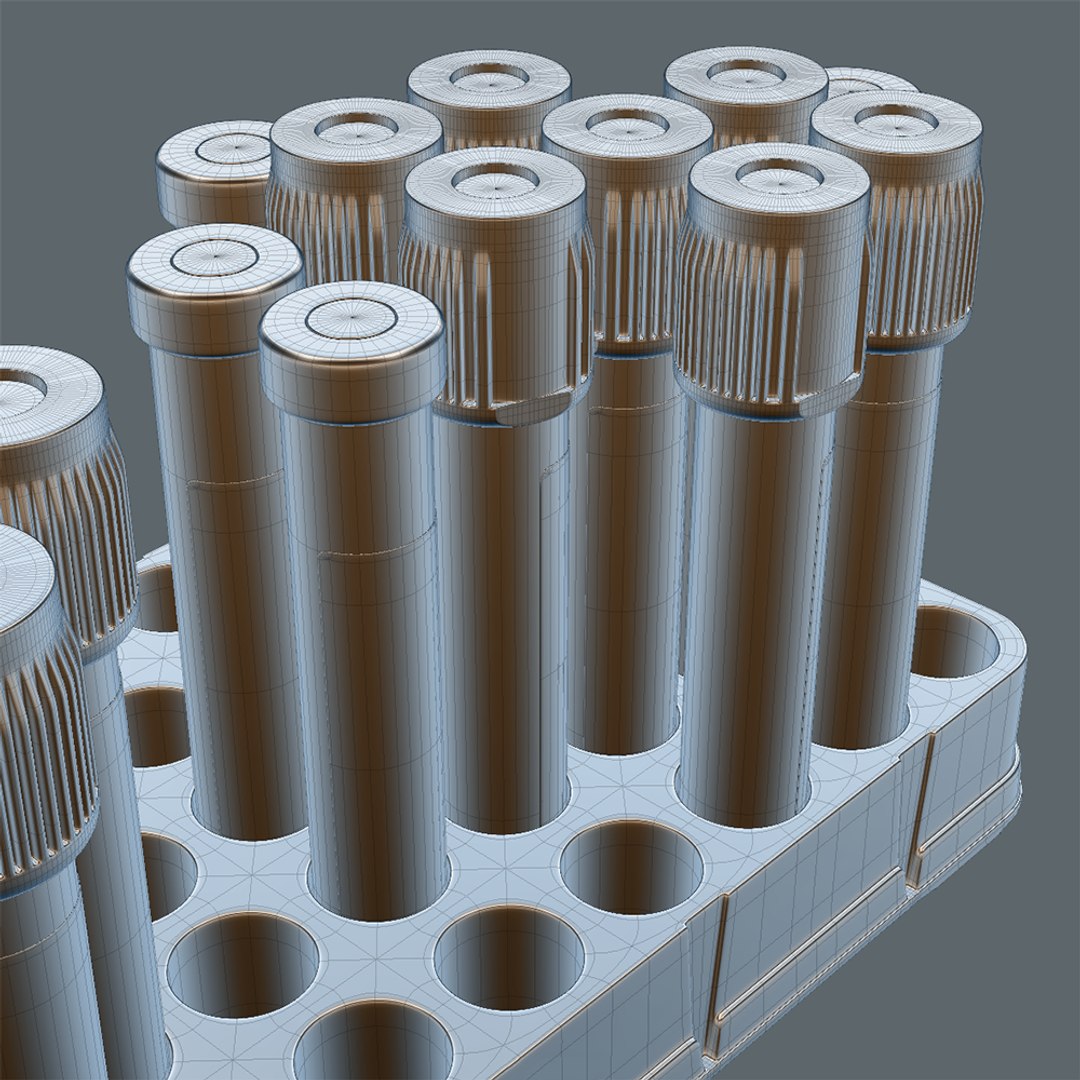 Vacutainer Tubes Holder 3D Model - TurboSquid 1253835