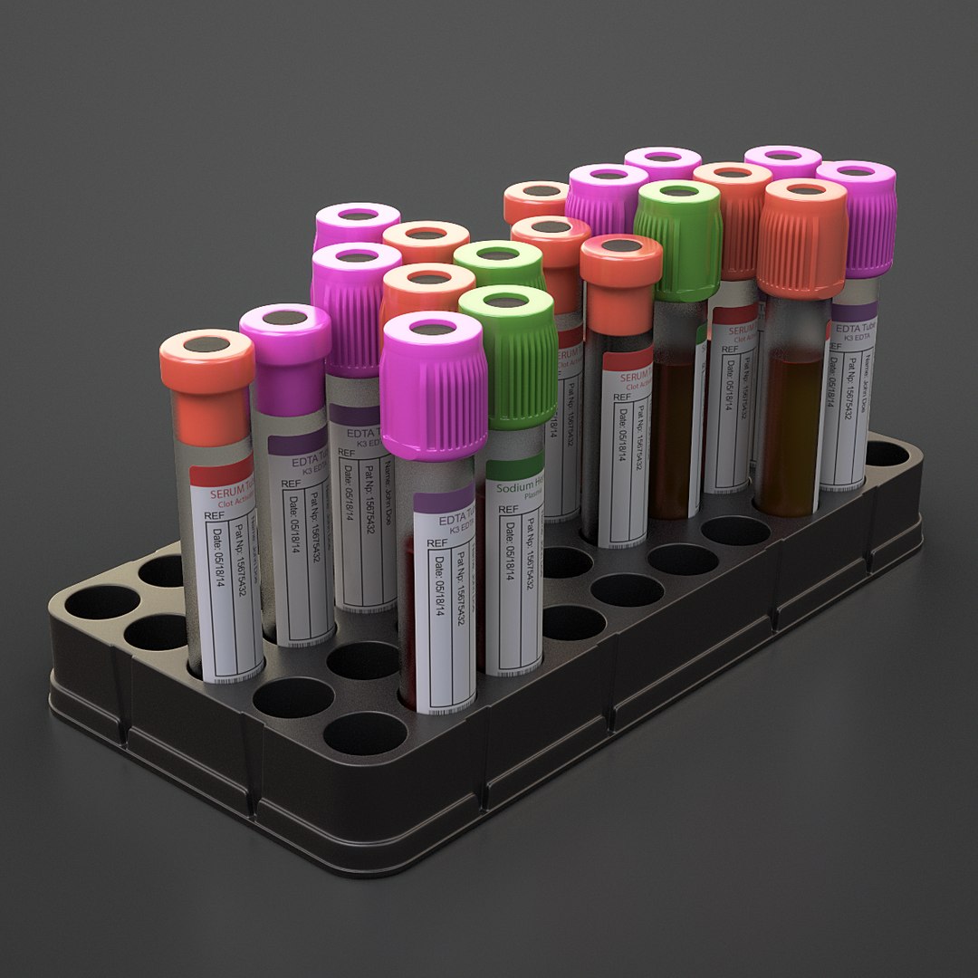 Vacutainer Tubes Holder 3D Model - TurboSquid 1253835