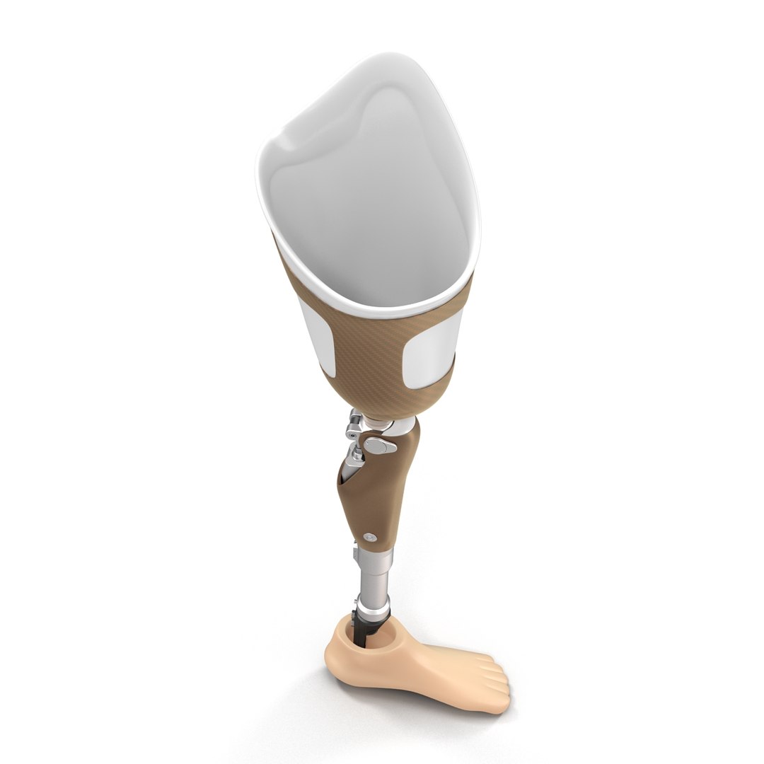 prosthetic leg 3d max