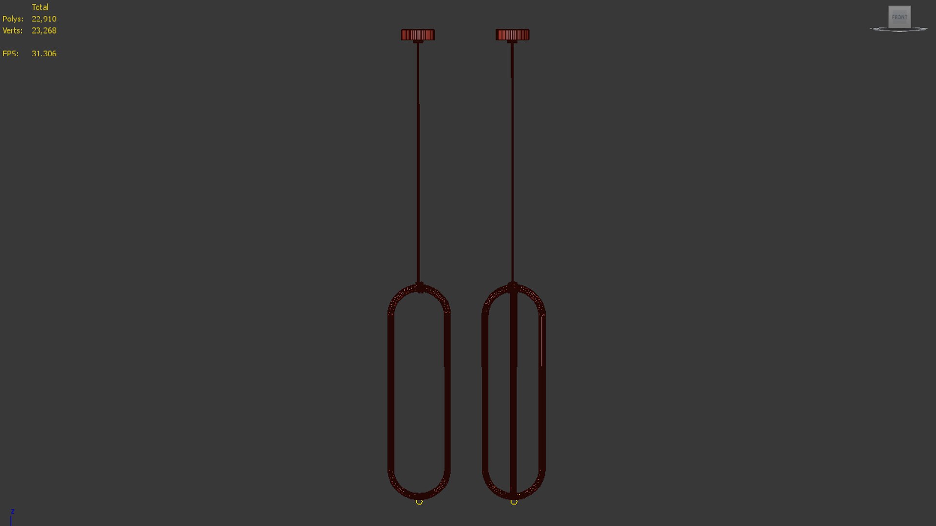 3D Rudi Double 01 Loop By Roll Hill Pendan Lamp Model - TurboSquid 1881830