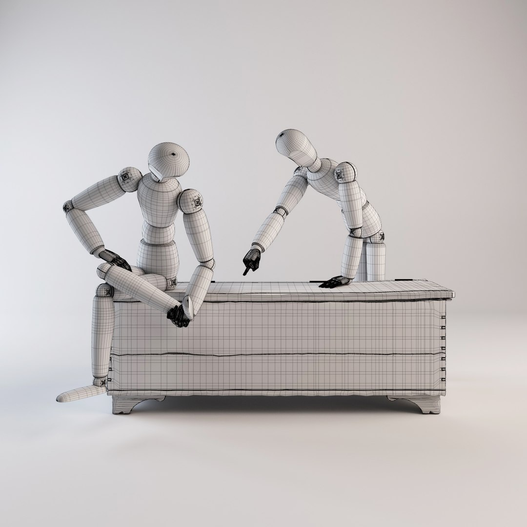 Ancient Bench Model - TurboSquid 1530505