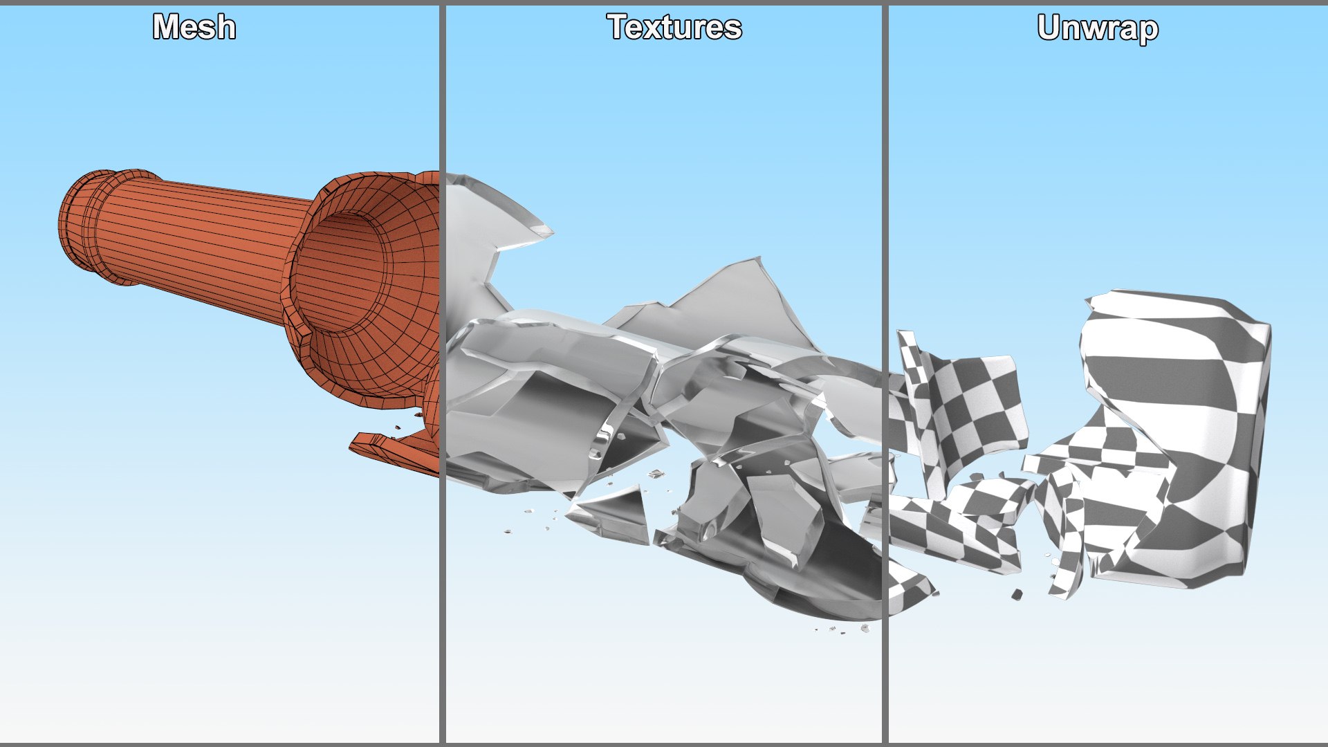 Realistic Shattered Glass Bottle 3D Model - TurboSquid 2329704