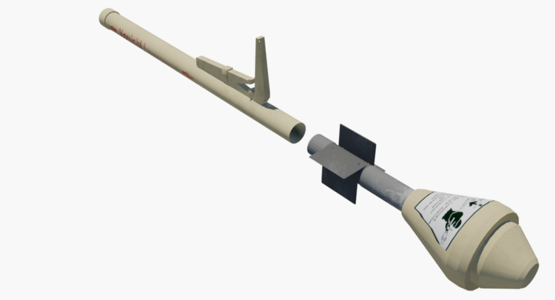 Panzerfaust Weapon Model - TurboSquid 1395272