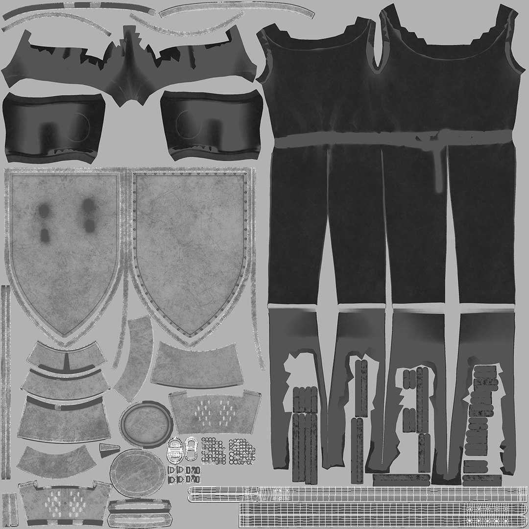 3D Sword Belt Model - TurboSquid 1511821