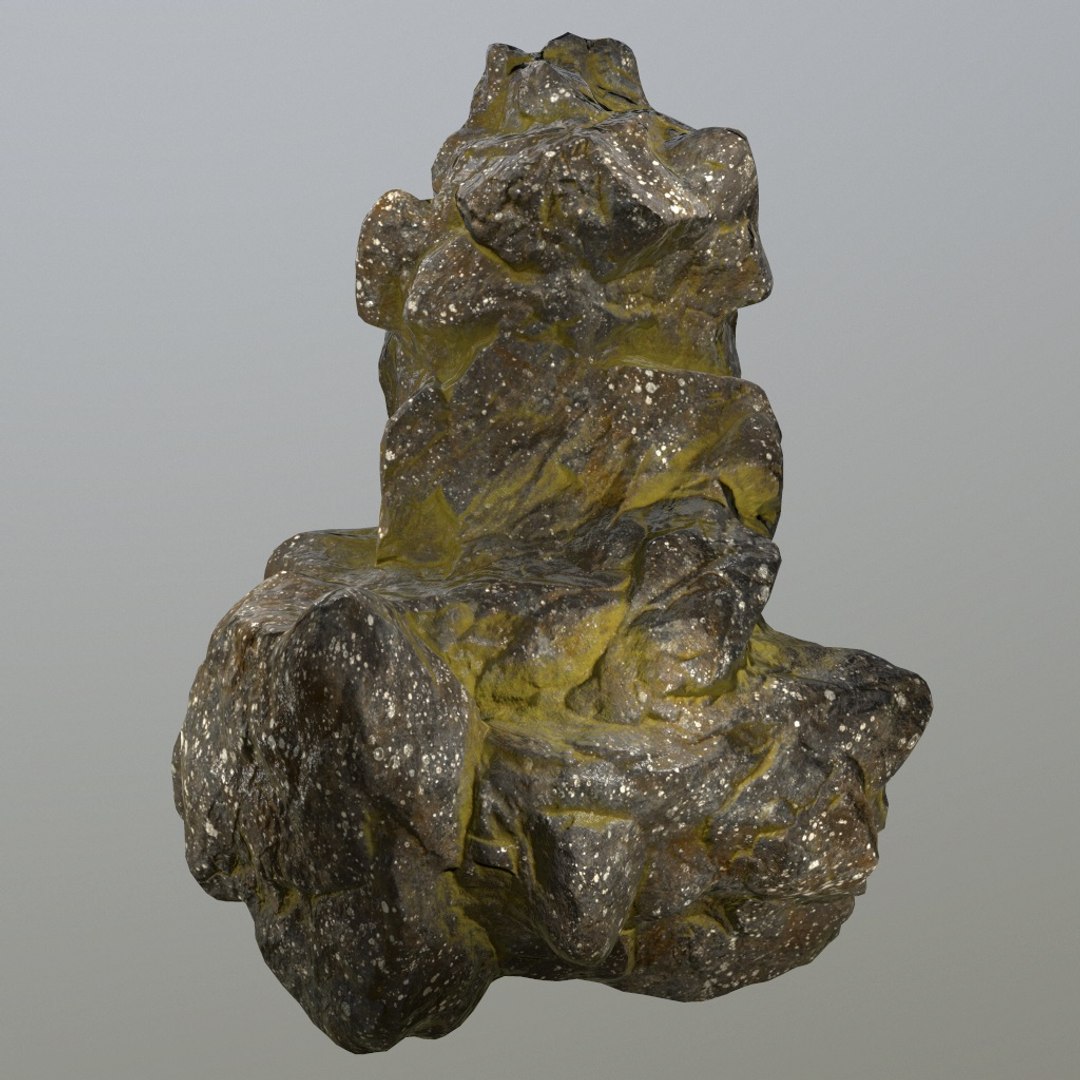 3d Obj Rock
