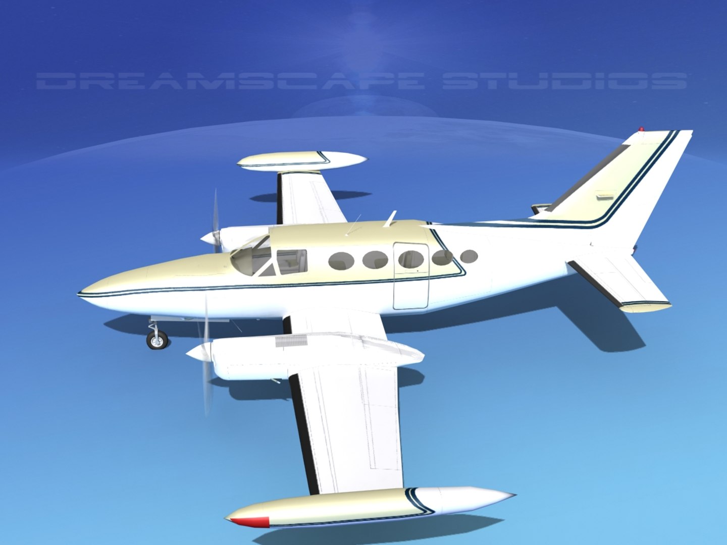 propellers cessna 414 chancellor dxf