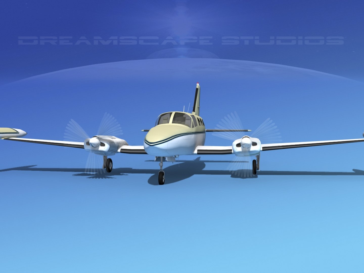 propellers cessna 414 chancellor dxf