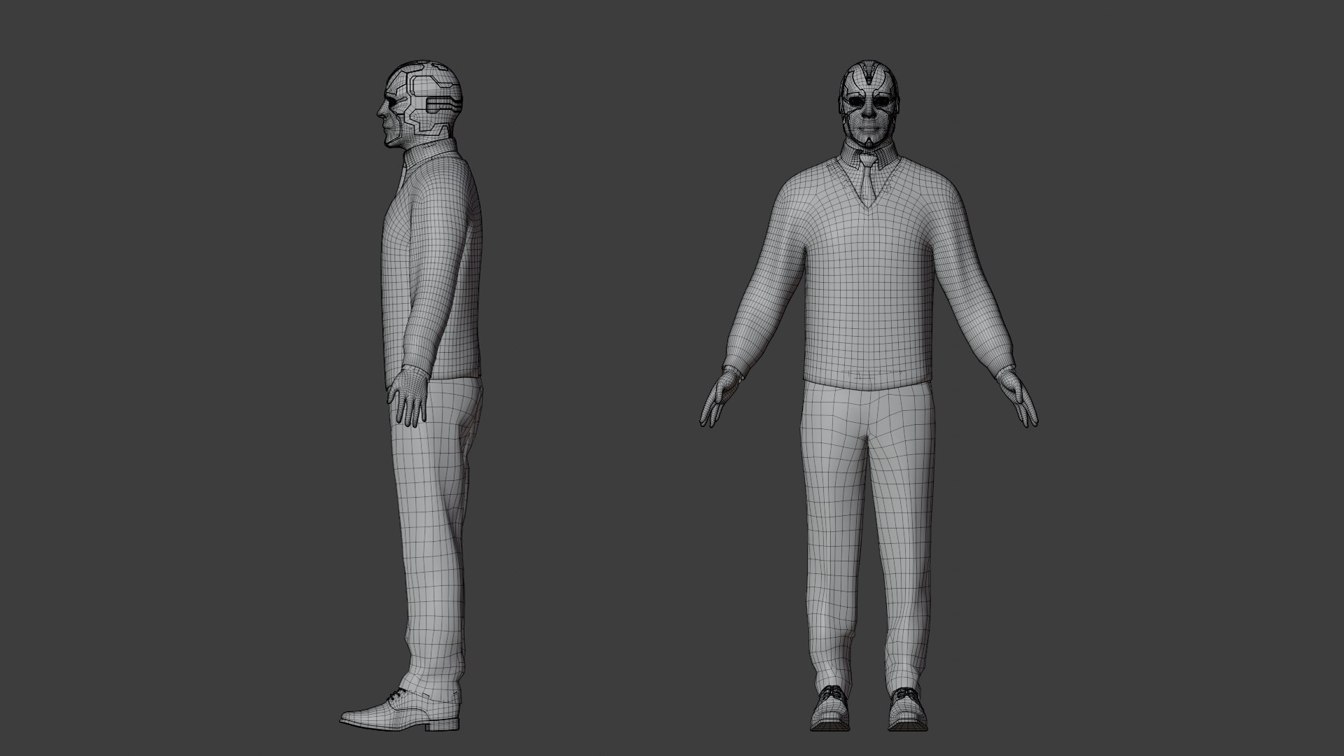 Superhero Character Hero 3D Model - TurboSquid 1690621