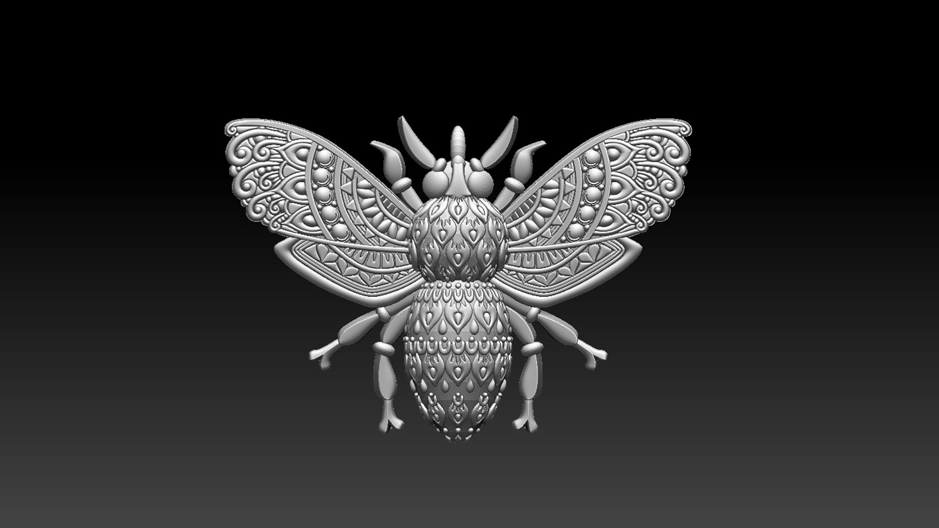 Bee Model - TurboSquid 1901374