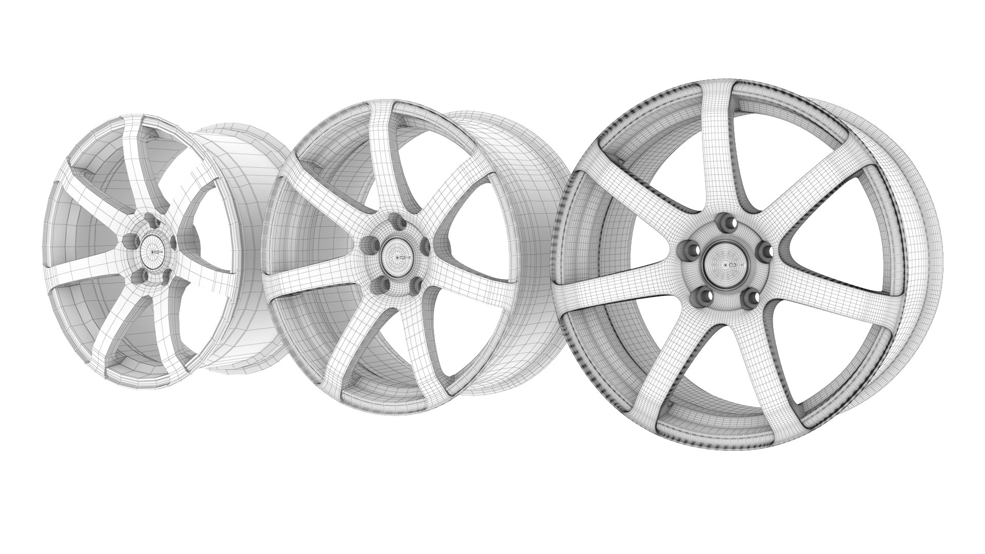 Enkei PF07 Wheel Rim 3D - TurboSquid 1799580