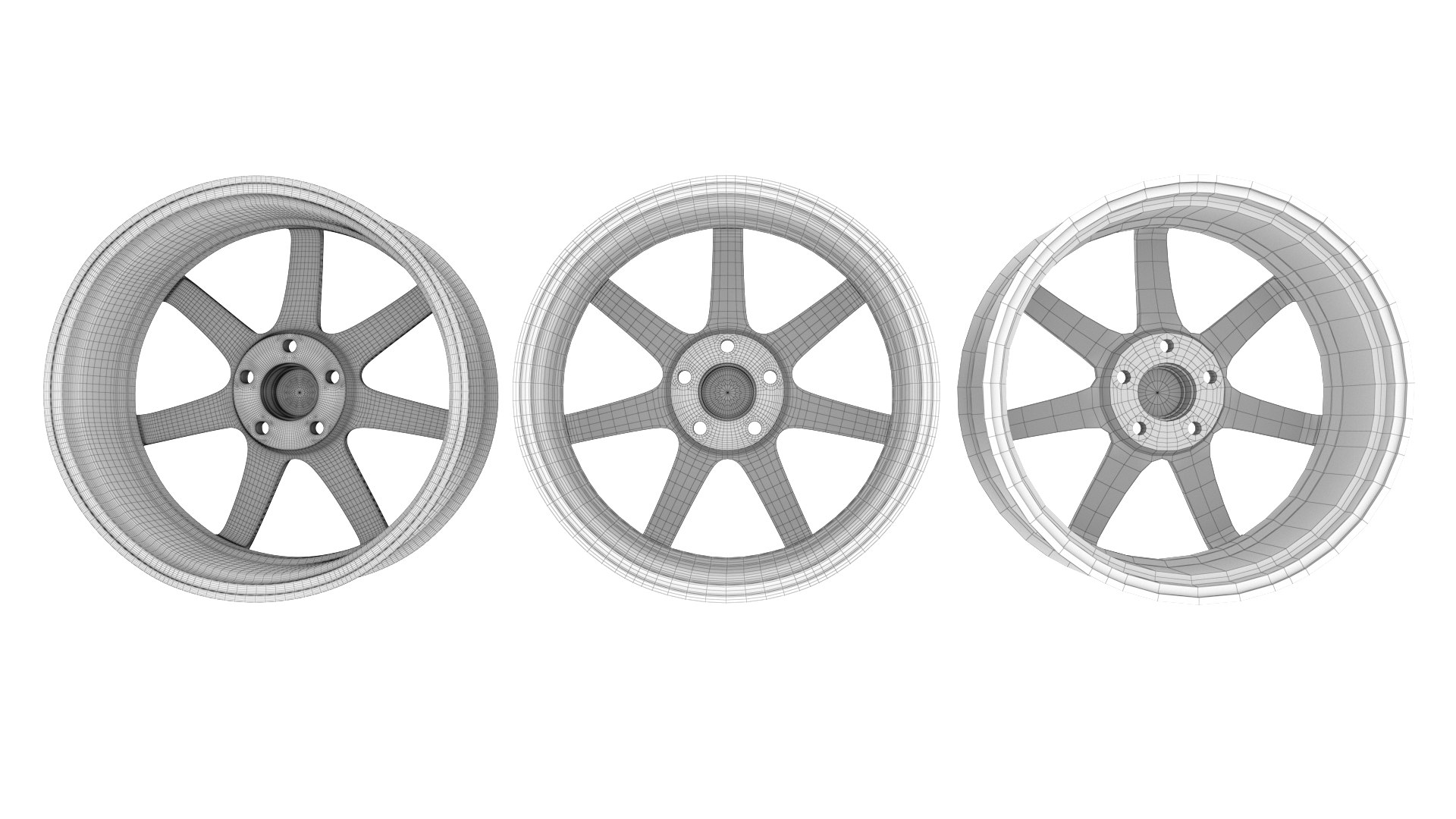 Enkei PF07 Wheel Rim 3D - TurboSquid 1799580