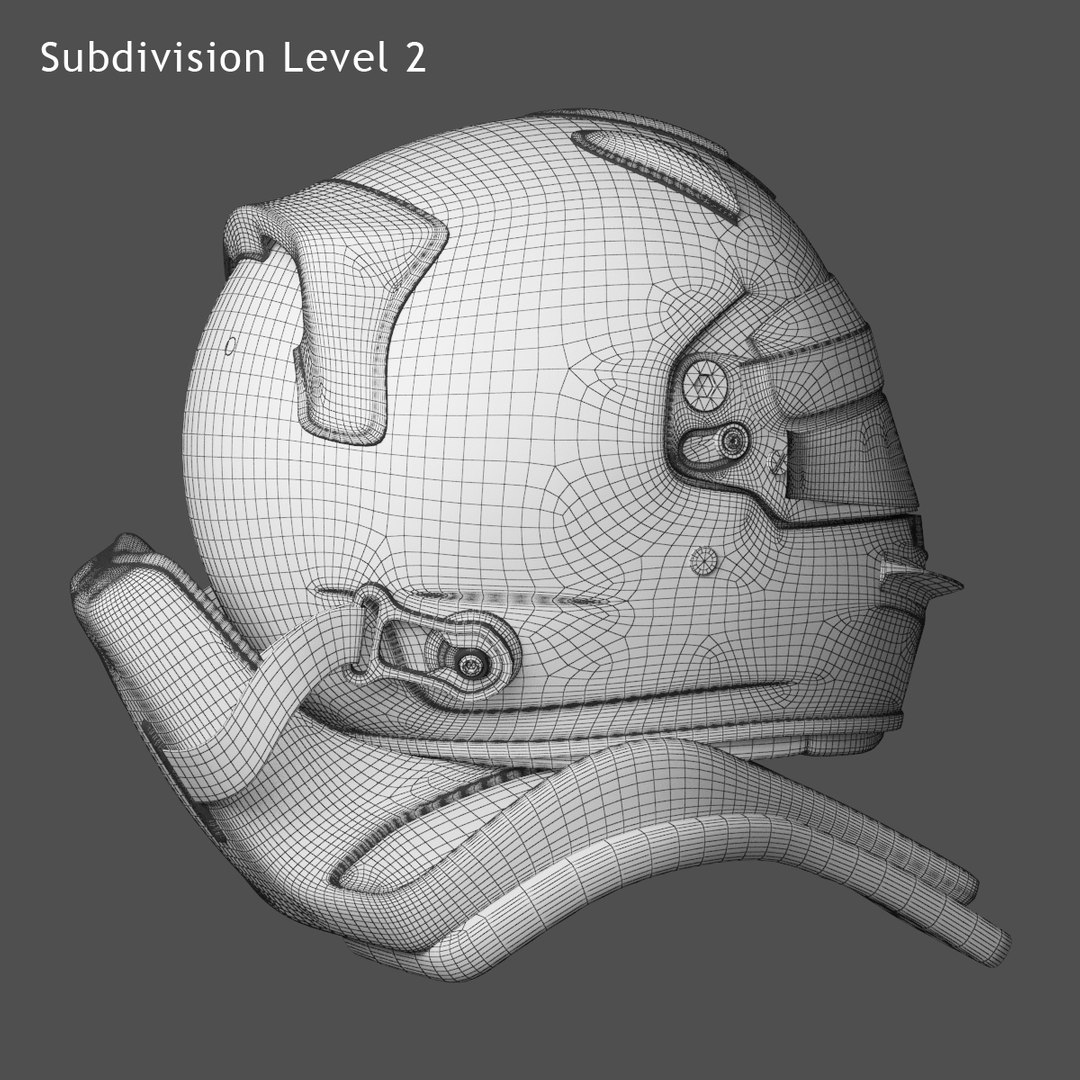 Racing Helmet Lewis Hamilton Obj