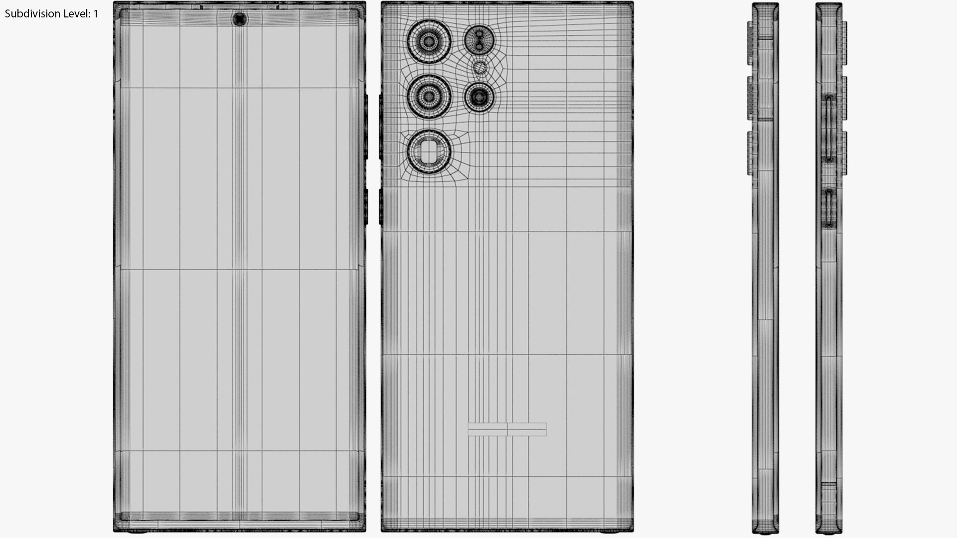 3D model Samsung Galaxy S22 Ultra White - TurboSquid 1852474