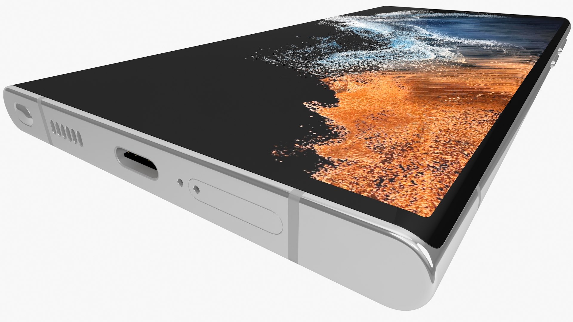 3D Model Samsung Galaxy S22 Ultra White - TurboSquid 1852474