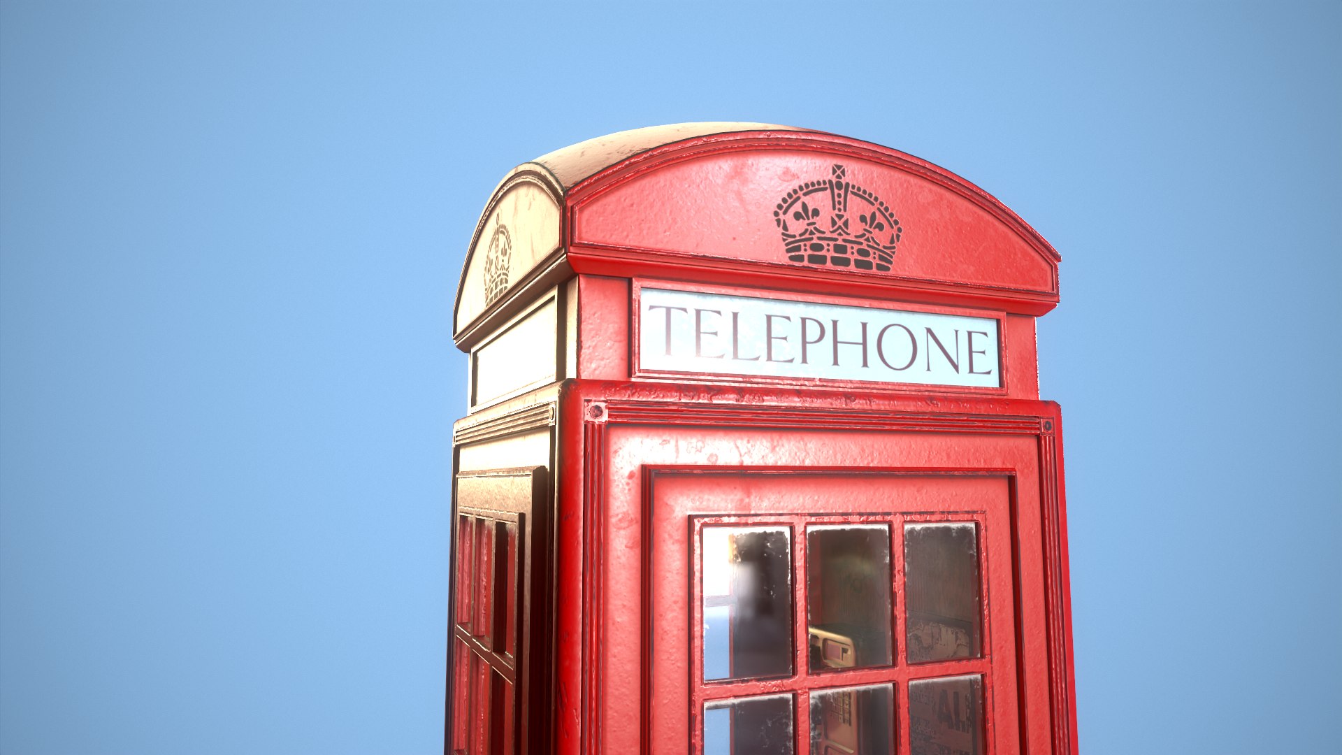 Telephone Box 3D Model - TurboSquid 1775225