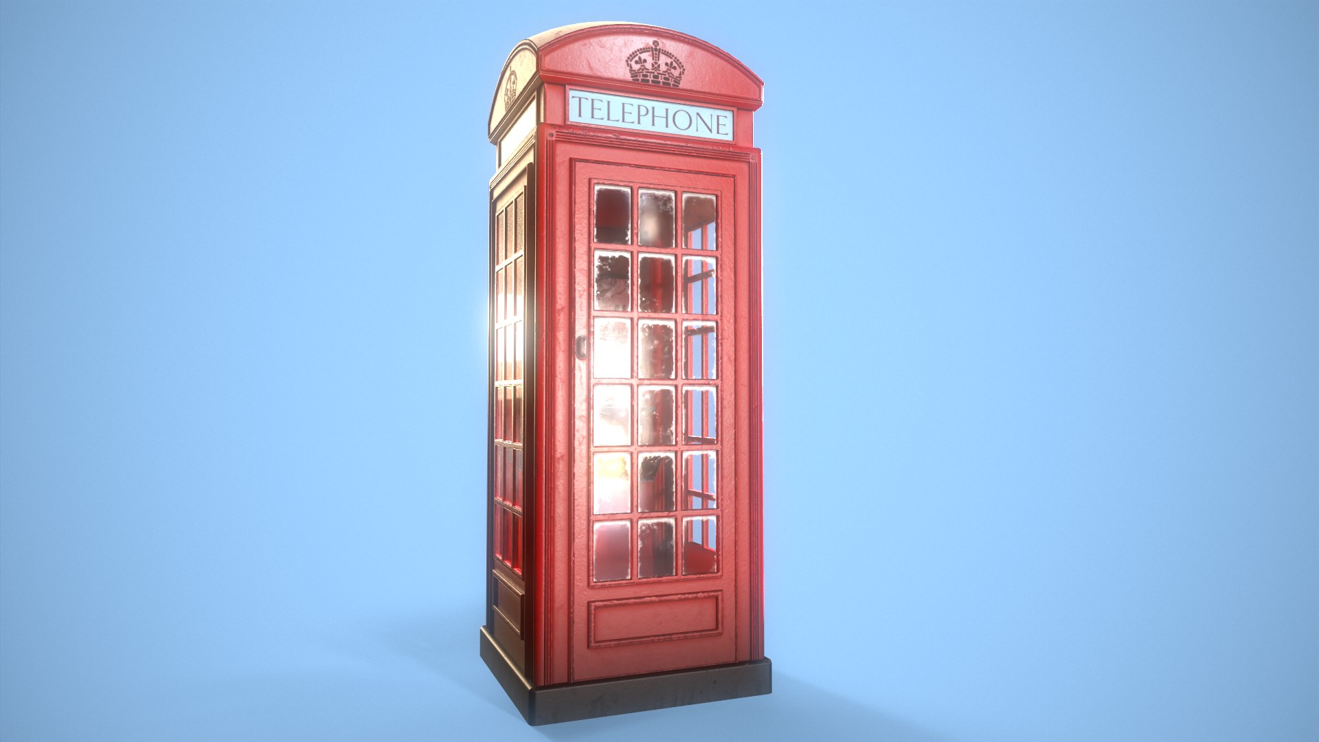 Telephone Box 3D Model - TurboSquid 1775225