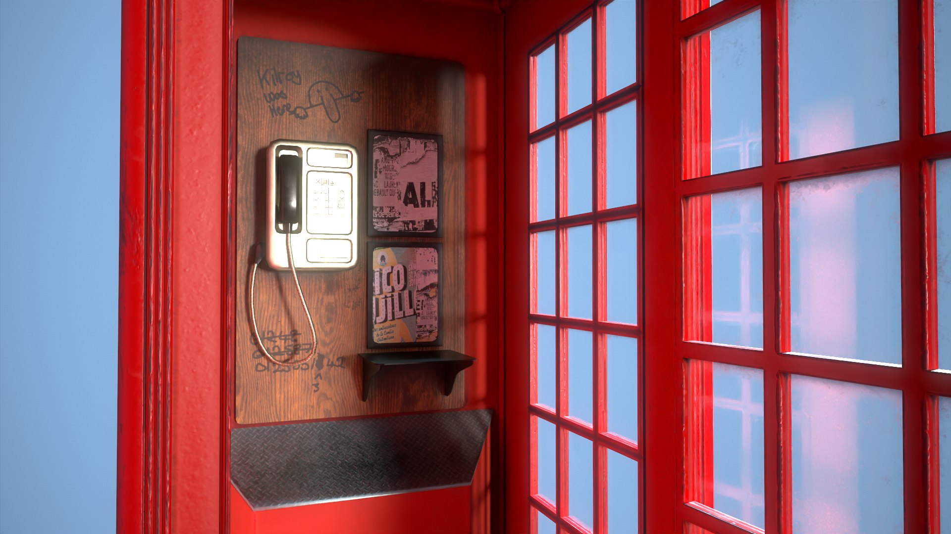 Telephone Box 3D Model - TurboSquid 1775225