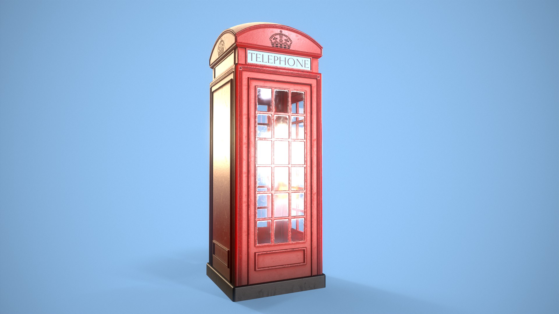 Telephone Box 3D Model - TurboSquid 1775225