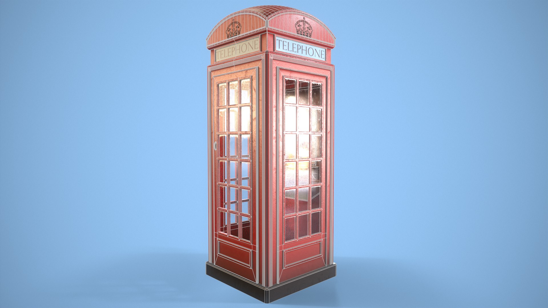Telephone Box 3D Model - TurboSquid 1775225