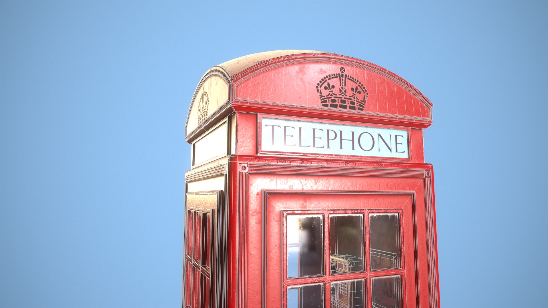 Telephone Box 3D Model - TurboSquid 1775225