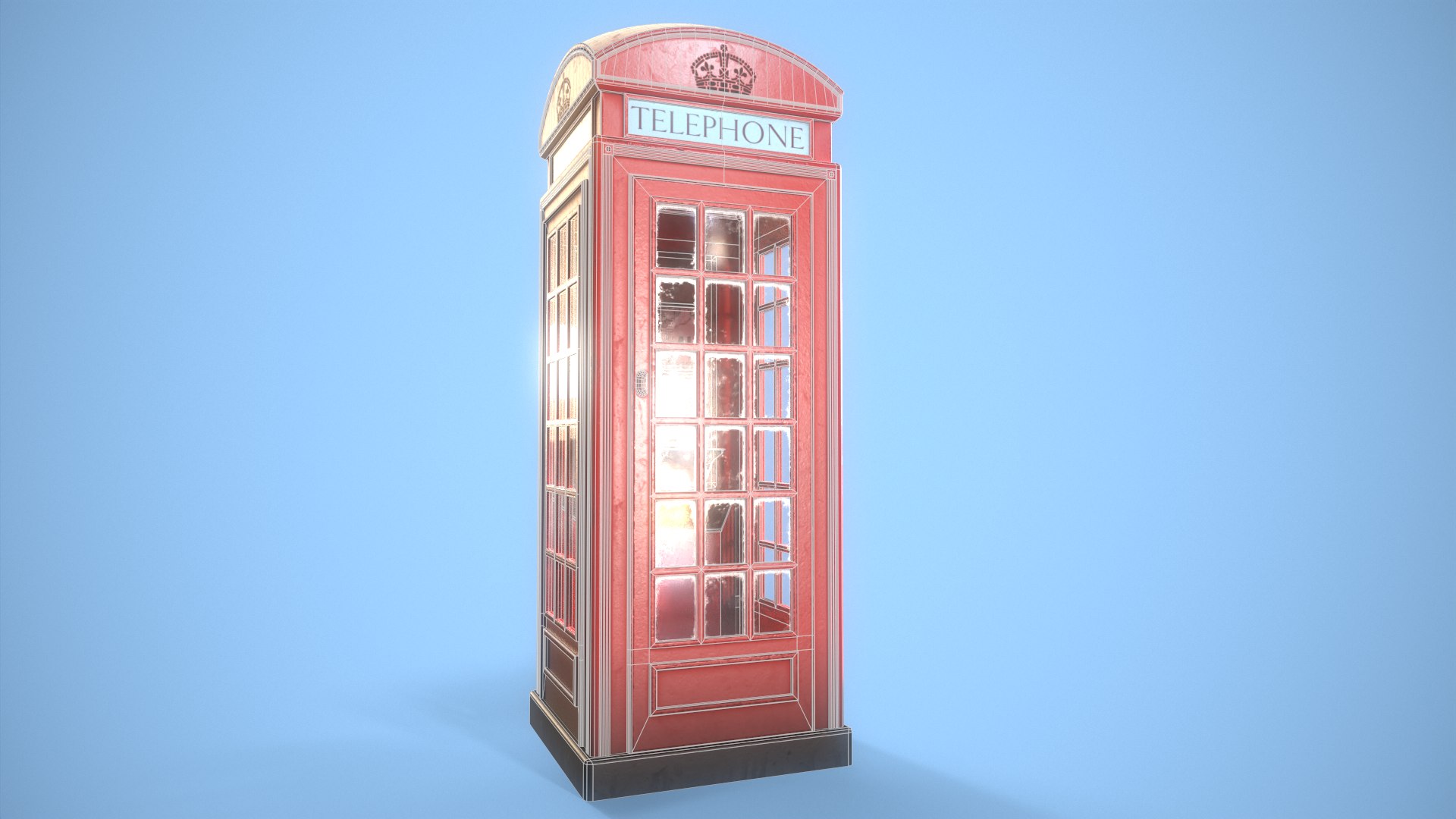 Telephone Box 3D Model - TurboSquid 1775225