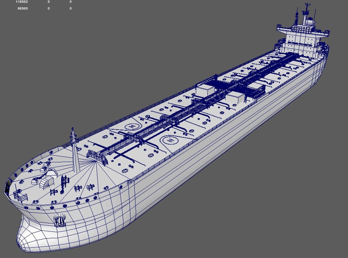 Oil Tanker Panamax 3D Model - TurboSquid 1499742