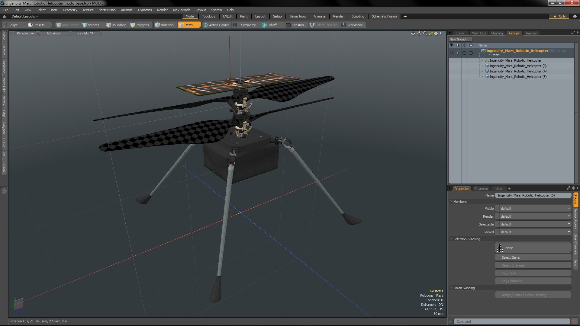 Ingenuity Mars Robotic Helicopter 3D Model - TurboSquid 1845827