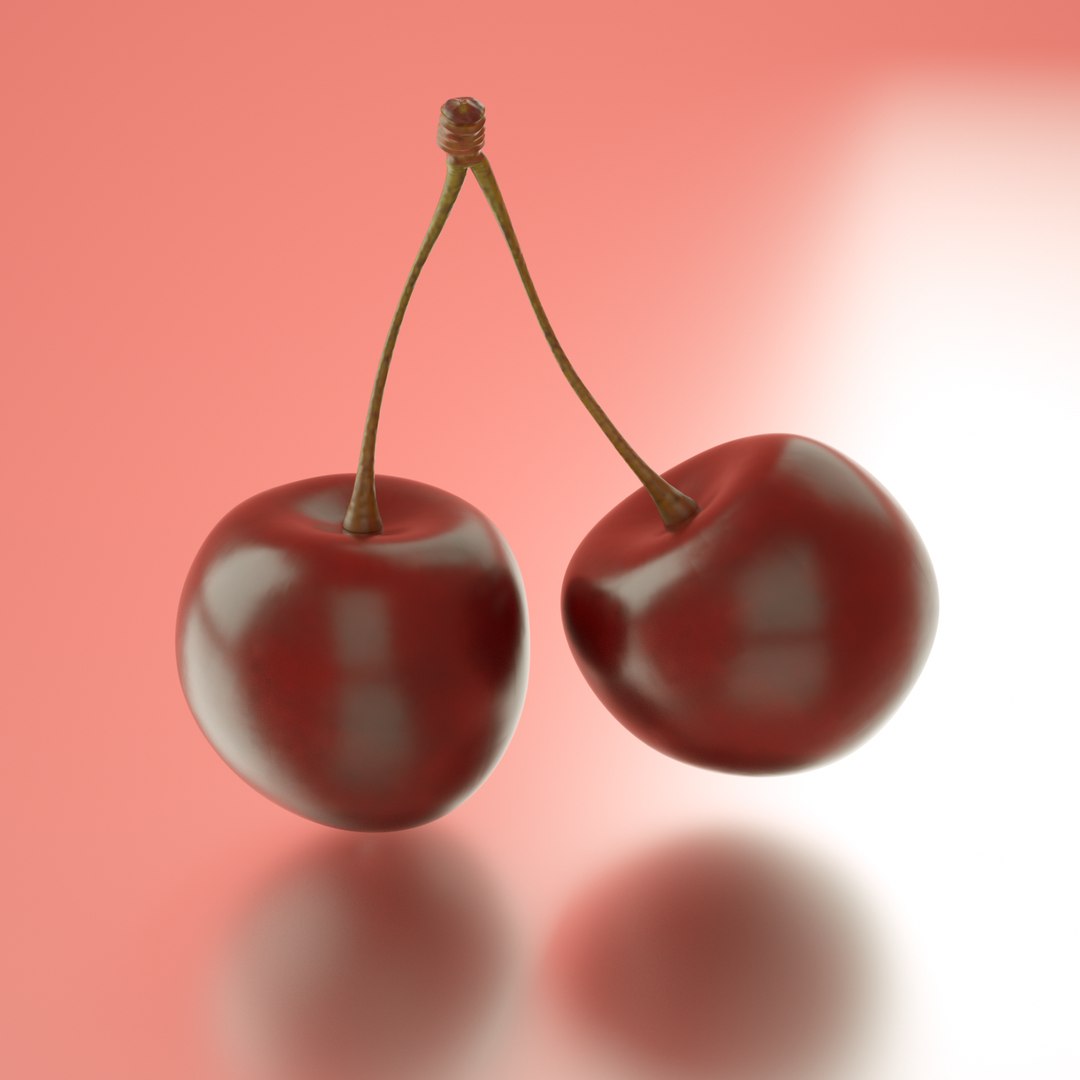 3D Photorealistic Cherries - TurboSquid 1464379