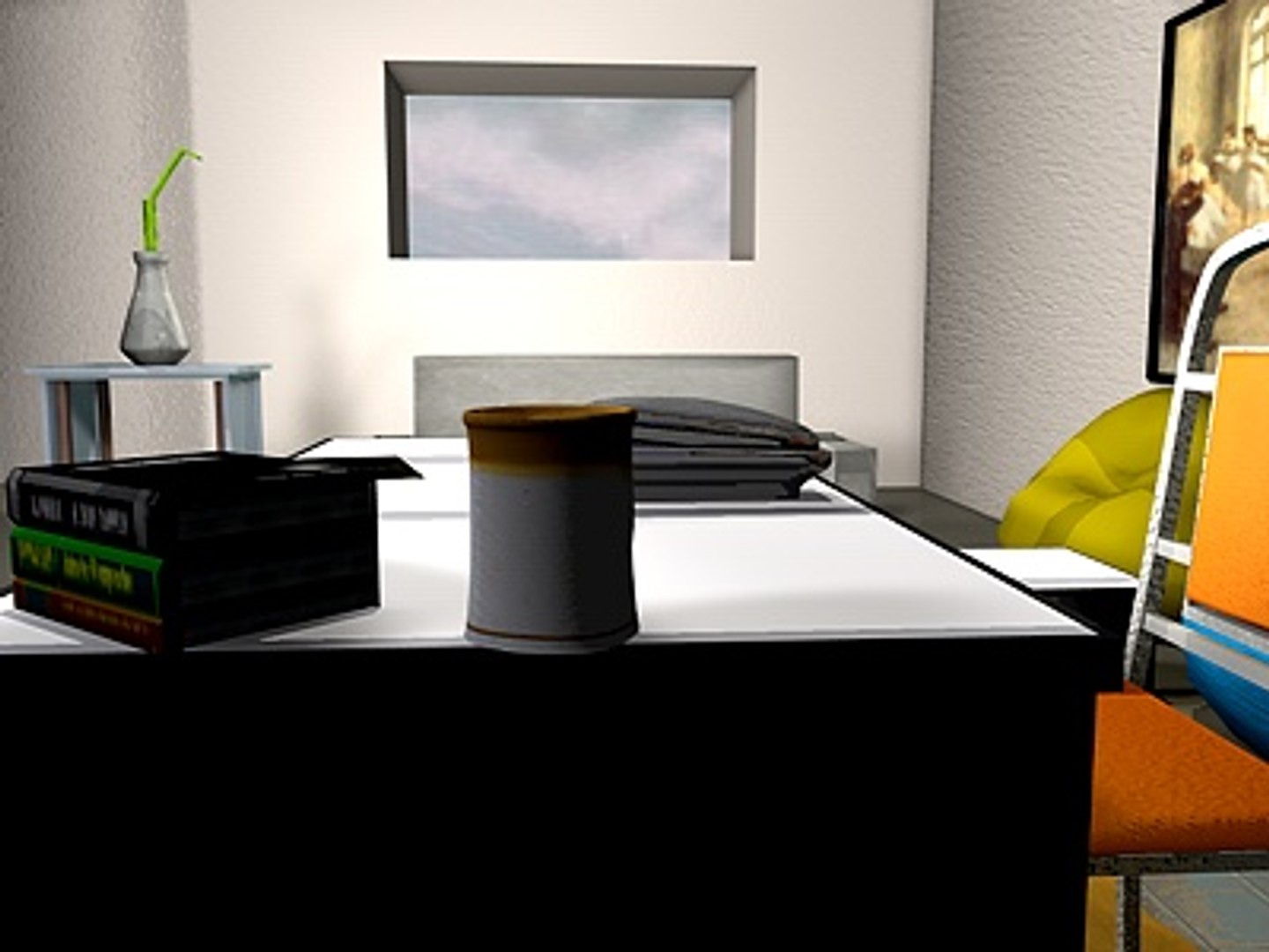 3d studio scene
