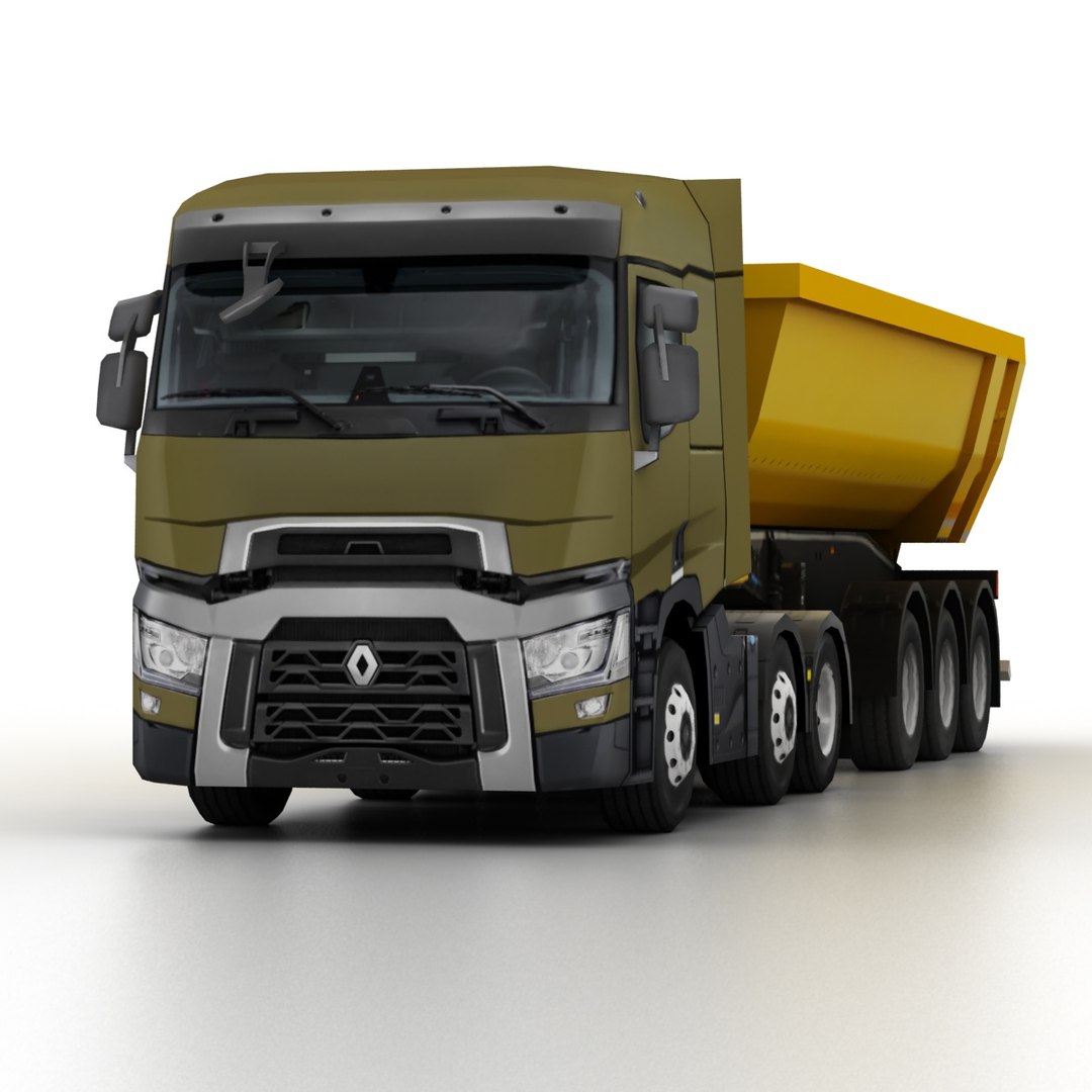 3d 2014 Renault T-series Tipper Model