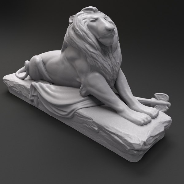 Lion Statue STL Models for Download | TurboSquid