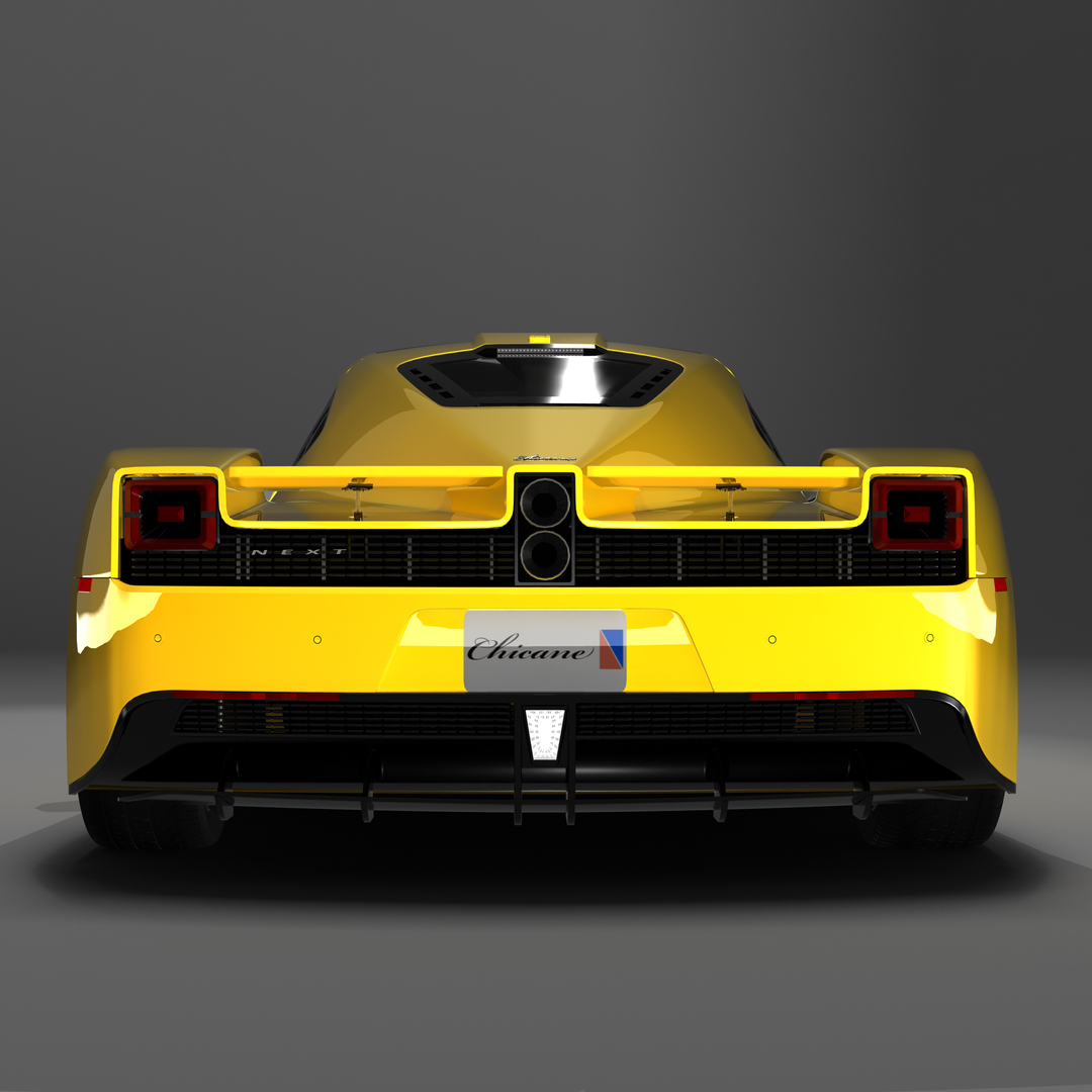 3d chicane design cars