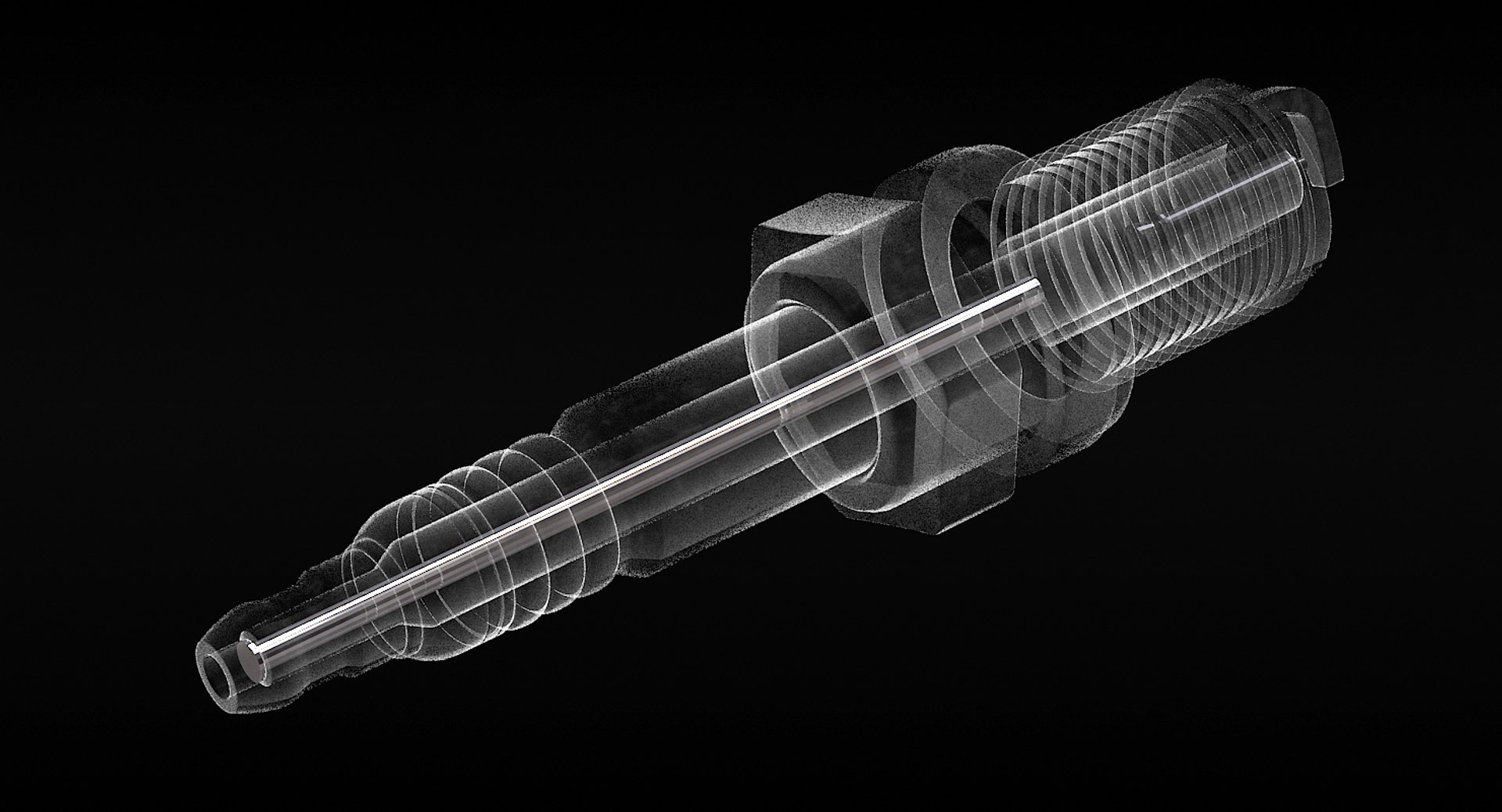 Spark Plug 3d Model