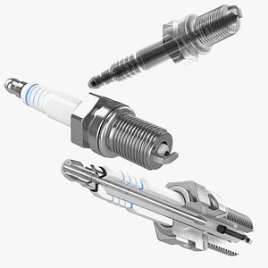 3d model spark plug