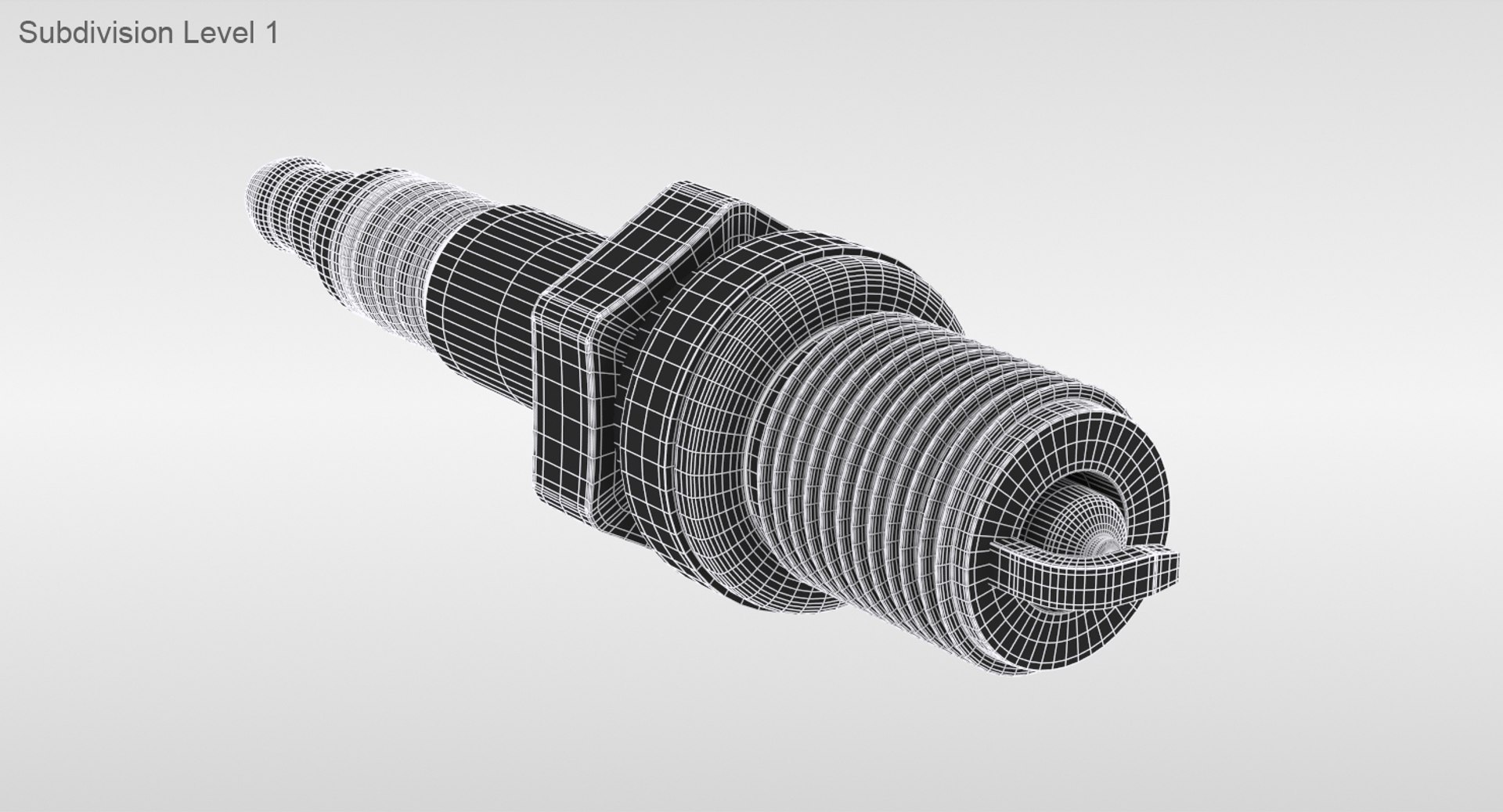 spark plug 3d model