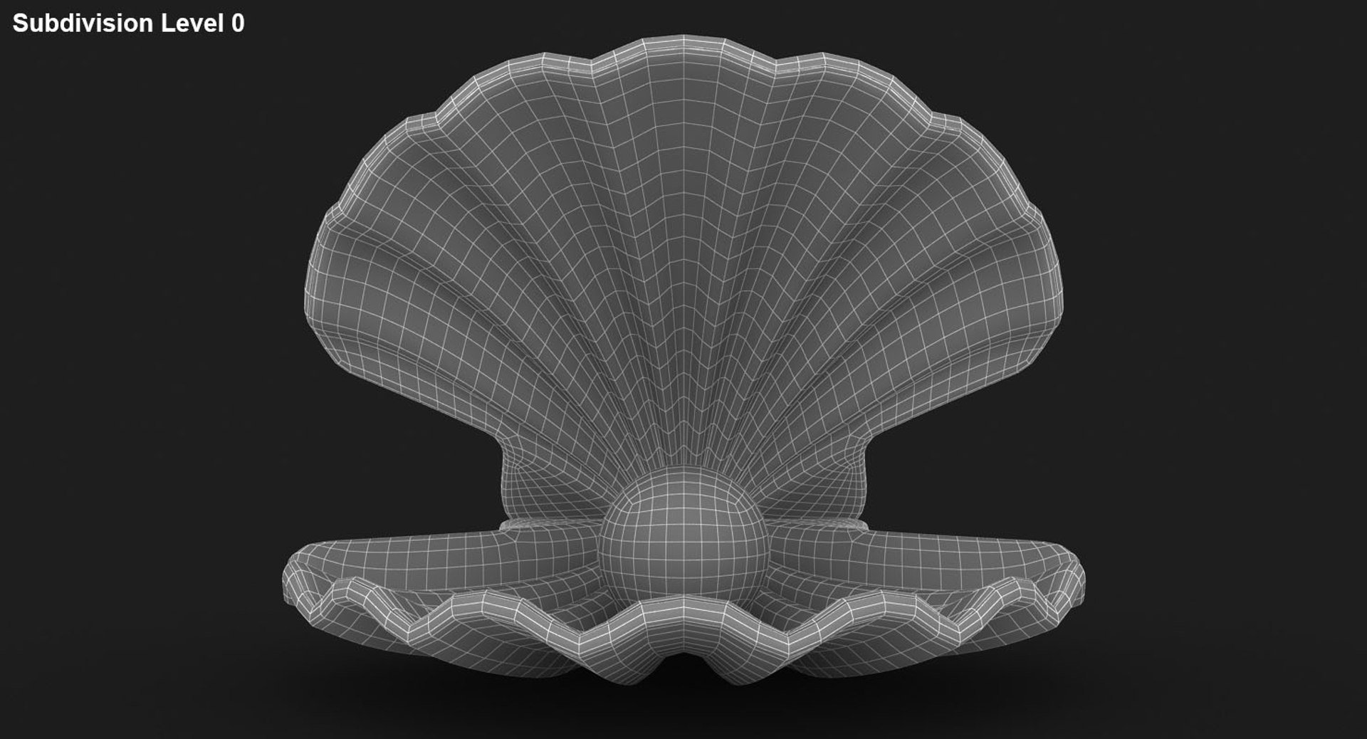 pearl shell 3d max