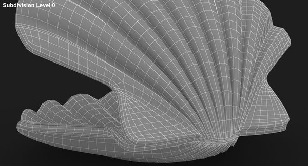pearl shell 3d max
