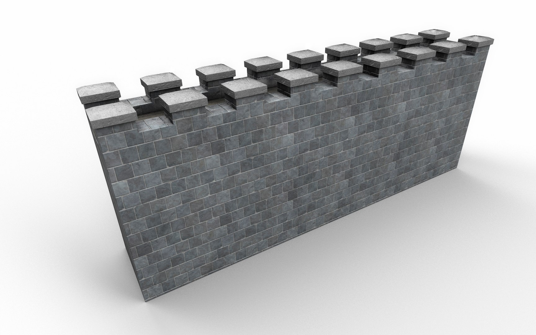 Stone Wall Model - TurboSquid 1543988