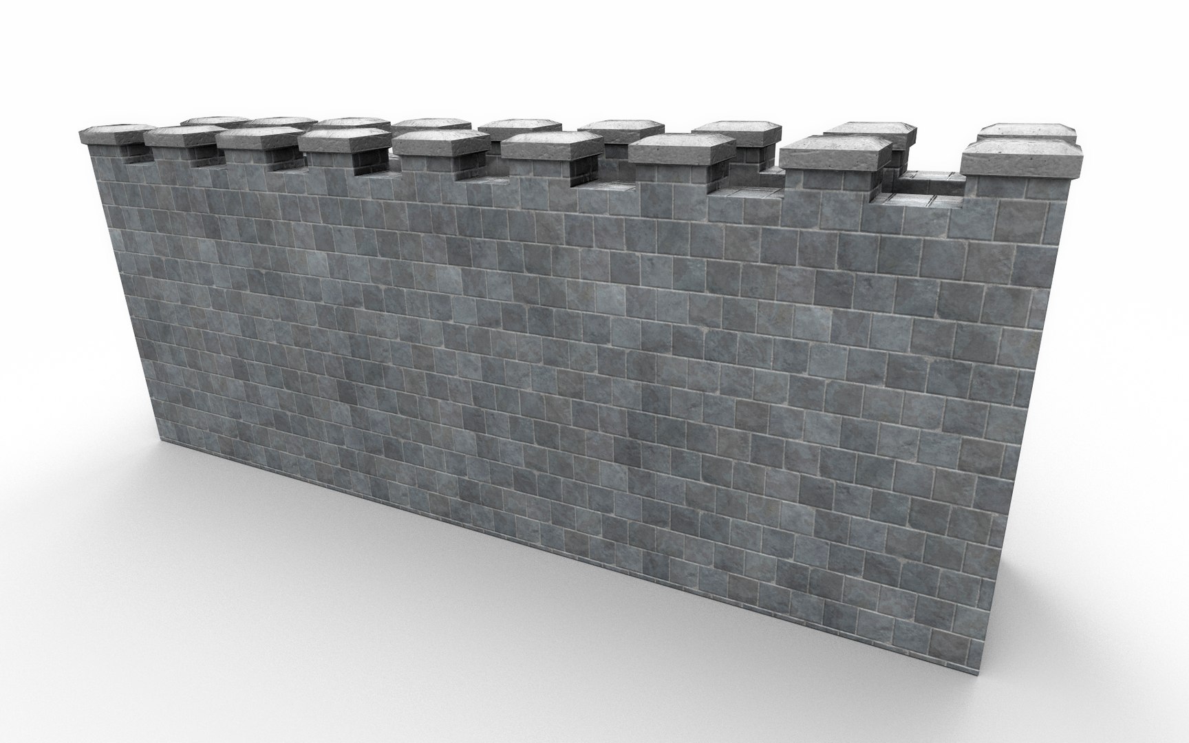Stone Wall Model - TurboSquid 1543988