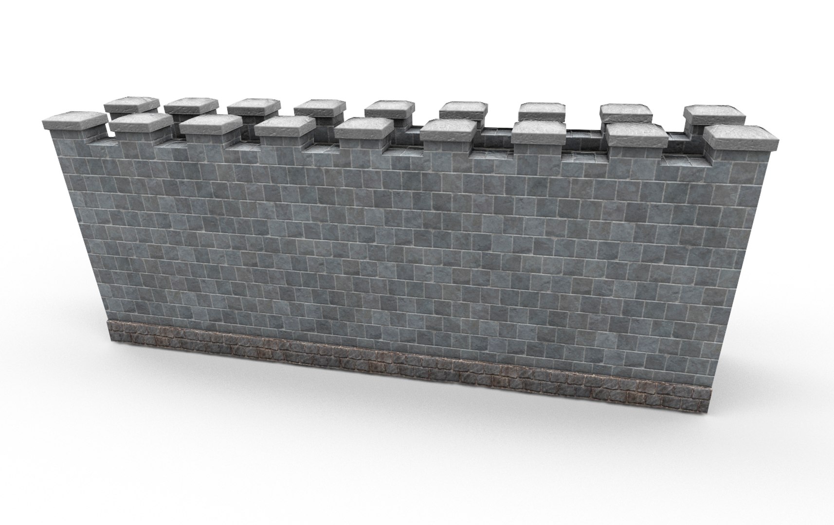 Stone Wall Model - TurboSquid 1543988