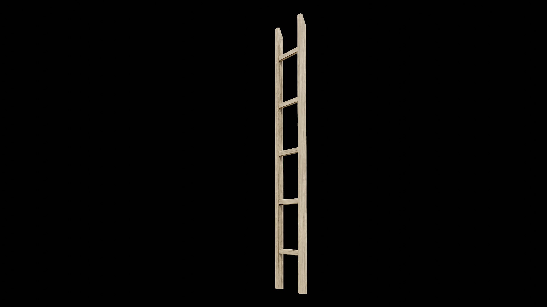 Ladder Wood 3D Model - TurboSquid 1613395