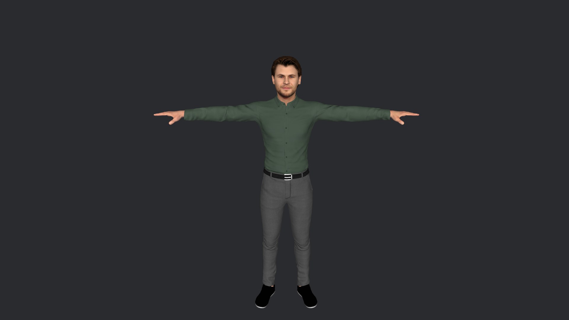 Thor Chris Hemsworth Avengers Hyper Realistic Full Body Fully Rigged ...